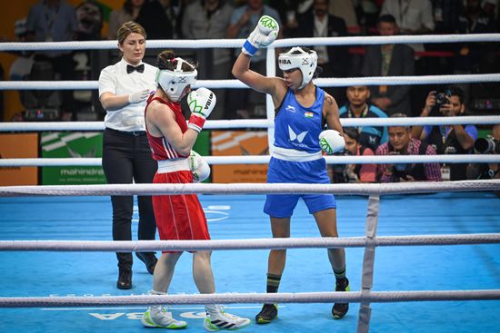 Indian Boxer Manishablue Turkey Boxer Turhan Editorial Stock Photo ...