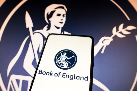 This Photo Illustration Bank England Logo Editorial Stock Photo - Stock ...