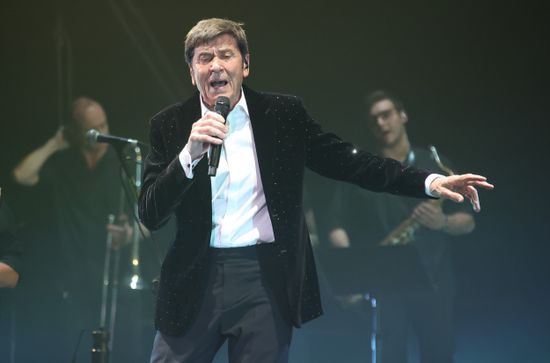 Italian Legend Singer Gianni Morandi On Editorial Stock Photo - Stock ...
