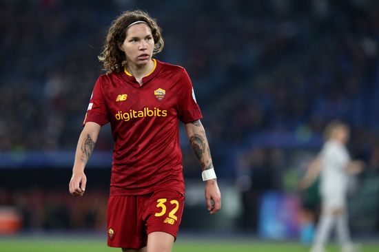 Elena Linari Roma Action During Uefa Editorial Stock Photo - Stock ...