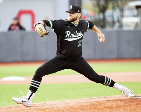 Wright State Raiders Pitcher Alex Theis Editorial Stock Photo - Stock ...