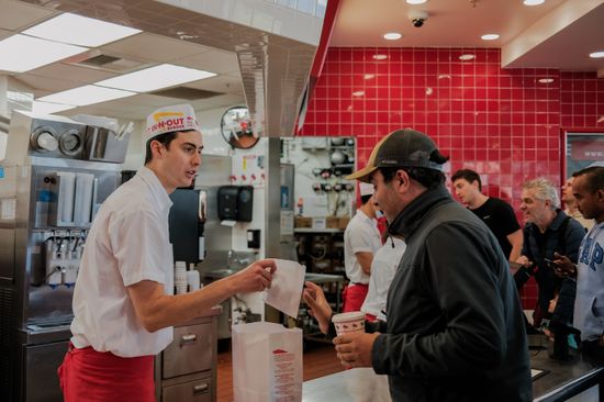Innout Staff Logo Prominently Displayed His Editorial Stock Photo ...