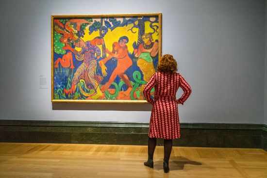 Derain Dance La Danse 1906 Oil Editorial Stock Photo - Stock Image ...