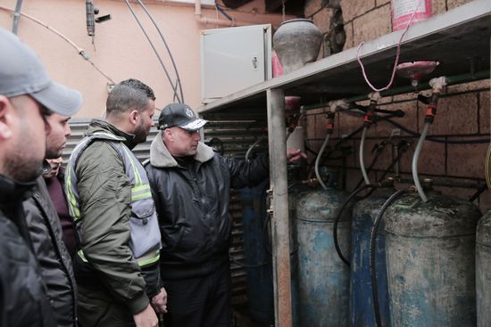 Civil Defense Employees Inspect Bakeries Restaurants Editorial Stock ...