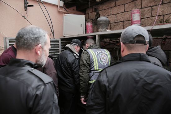 Civil Defense Employees Inspect Bakeries Restaurants Editorial Stock ...