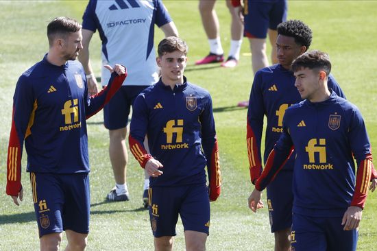Gavi During Spains National Team Training Editorial Stock Photo - Stock ...