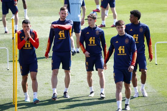 Gavi During Spains National Team Training Editorial Stock Photo - Stock ...