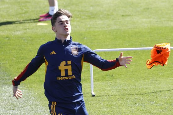 Gavi During Spains National Team Training Editorial Stock Photo - Stock ...