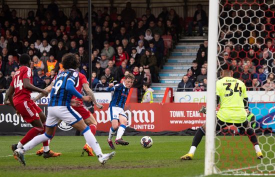 Ethan Brierley Rochdale Has Shot Goal Editorial Stock Photo - Stock ...