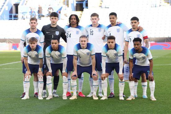 England U21 Team Group Editorial Stock Photo - Stock Image | Shutterstock