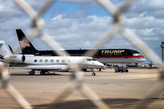 Former President Donald Trumps Airplane R Editorial Stock Photo - Stock ...
