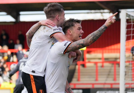 Callum Hendry Salford City Celebrates Scoring Editorial Stock Photo ...