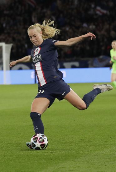 Paris Saint Germains Amalie Jorgensen Action Editorial Stock Photo ...
