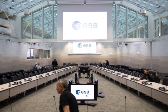 View Esa Building During Inauguration Esa Editorial Stock Photo - Stock ...