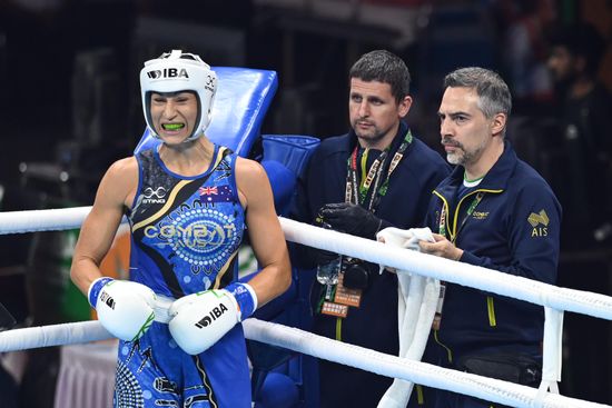 Australian Boxer Kaye Frances Scott Blue Editorial Stock Photo - Stock ...
