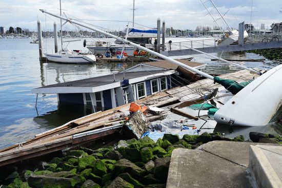 View Damage Boat Boathouse Dock Boat Editorial Stock Photo - Stock ...