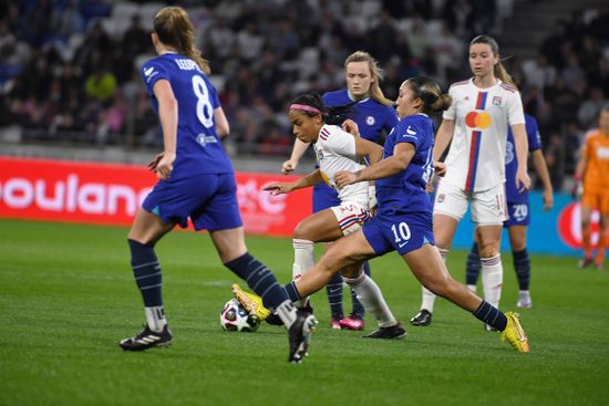 Lyon Defended Perle Morroni During Uefa Editorial Stock Photo - Stock ...