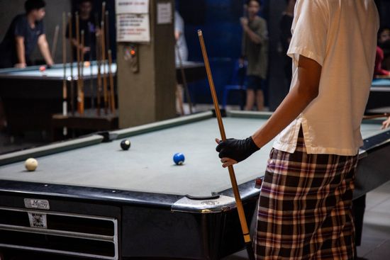 Number Muslim Youths Play Billiards After Editorial Stock Photo - Stock ...