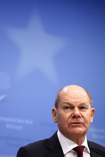 German Federal Chancellor Olaf Scholz Gives Editorial Stock Photo ...