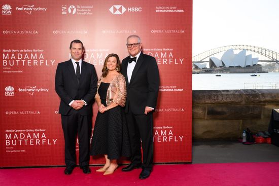 Peter Phillips Jenny Morrison Scott Morrison Editorial Stock Photo ...