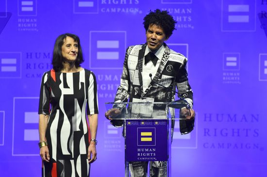 Gwen Baba Aaron Walton Attend Hrc Editorial Stock Photo - Stock Image ...