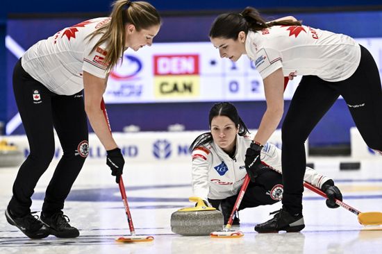 Briane Harris Kerri Einarson Shannon Birchard Editorial Stock Photo ...