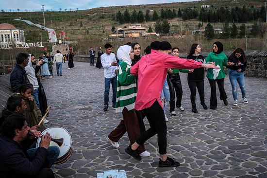 Young People Seen Dancing Halay On Editorial Stock Photo - Stock Image ...