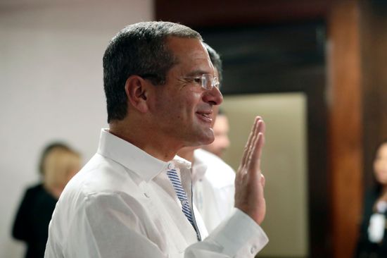 Governor Puerto Rico Pedro Pierluisi Arrives Editorial Stock Photo ...