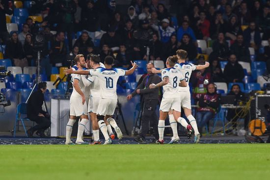 Declan Rice England Celebrates Team Mates Editorial Stock Photo - Stock ...