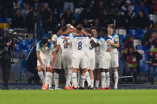Declan Rice England Celebrates Team Mates Editorial Stock Photo - Stock ...