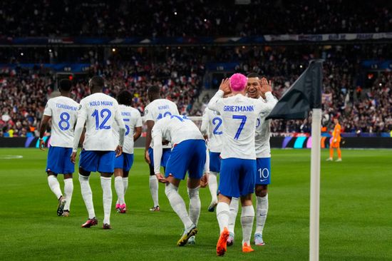 Frances Antoine Griezmann Front Celebrates His Editorial Stock Photo ...