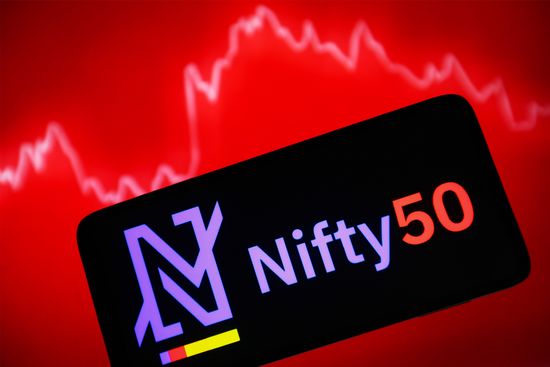 This Photo Illustration Nifty 50 Logo Editorial Stock Photo - Stock ...