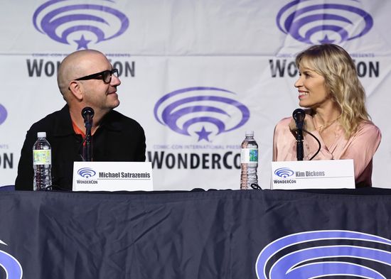 Michael Satrazemis Kim Dickens Editorial Stock Photo - Stock Image ...