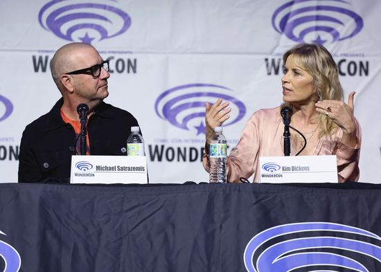 Michael Satrazemis Kim Dickens Editorial Stock Photo - Stock Image ...