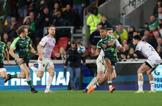 Ben Loader London Irish Passes Joe Editorial Stock Photo - Stock Image ...