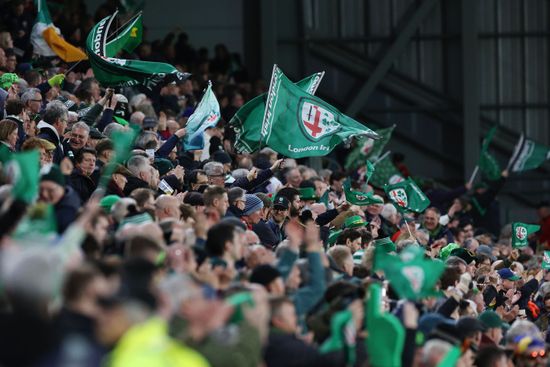 London Irish Fans Celebrate Win After Editorial Stock Photo - Stock ...