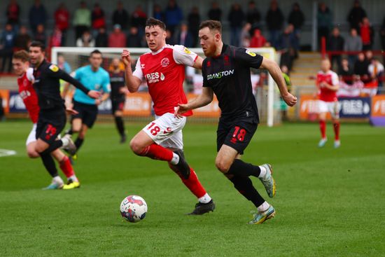 Ben House Lincoln City Battles Ball Editorial Stock Photo - Stock Image ...