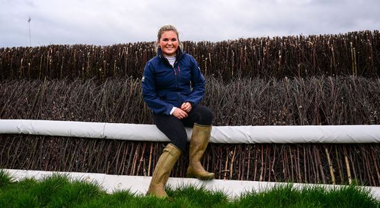 Jockey Miss Olive Nicholls Poses On Editorial Stock Photo - Stock Image ...