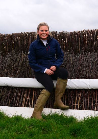 Jockey Miss Olive Nicholls Poses On Editorial Stock Photo - Stock Image ...