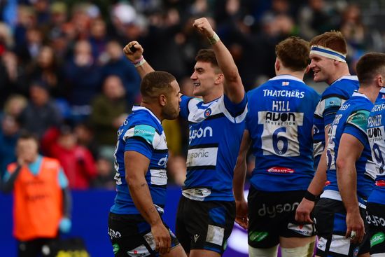 Try Celebrations Ollie Lawrence Bath Rugby Editorial Stock Photo ...