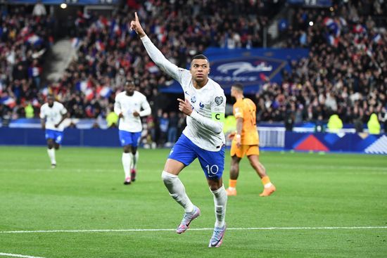 Kylian M Bappe Celebrates After Goal Editorial Stock Photo - Stock ...