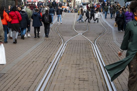 Amsterdam Tram 19 Center Amsterdam Public Editorial Stock Photo - Stock ...