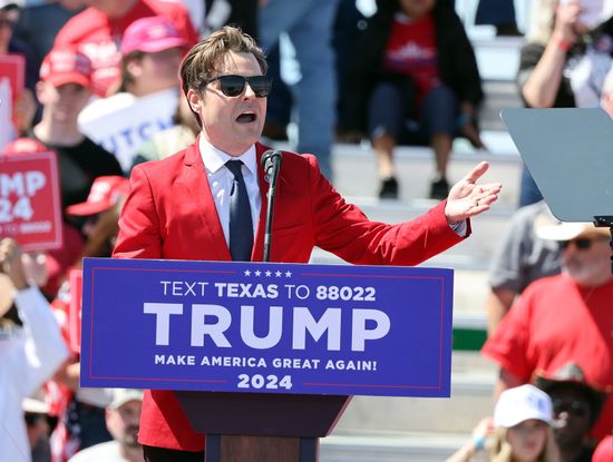Florida Congressman Matt Gaetz Speaks Crowd Editorial Stock Photo ...