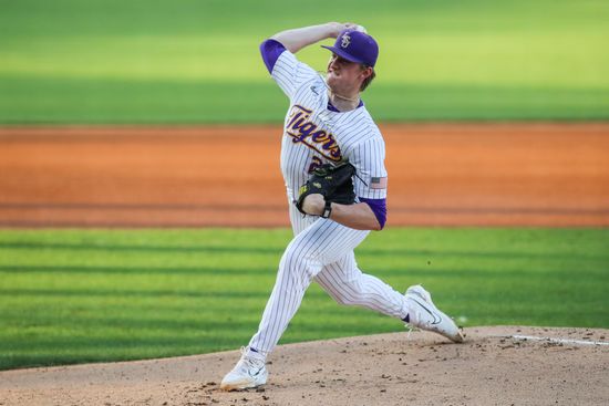 Lsu Starting Pitcher Thatcher Hurd 26 Editorial Stock Photo - Stock ...