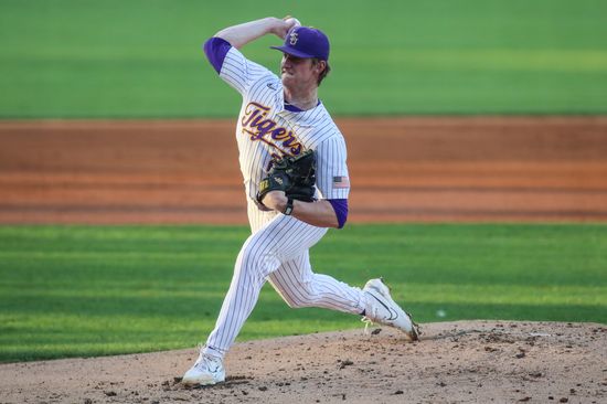 Lsu Starting Pitcher Thatcher Hurd 26 Editorial Stock Photo - Stock ...