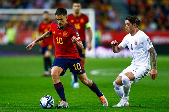 Dani Ceballos Spain Patrick Berg Norway Editorial Stock Photo - Stock ...
