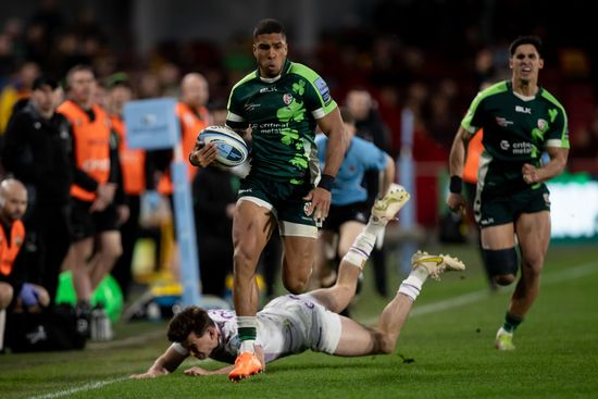 Ben Loader London Irish Runs During Editorial Stock Photo - Stock Image ...