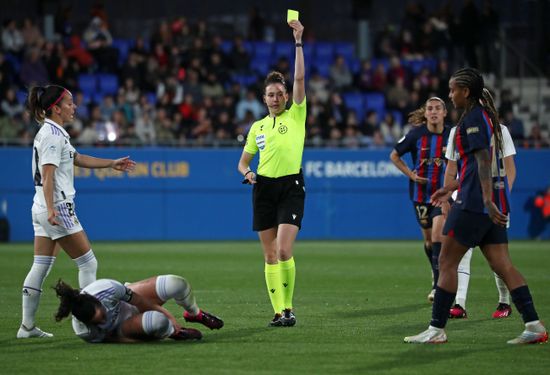 Referee Olatz Rivera During Match Between Editorial Stock Photo - Stock ...