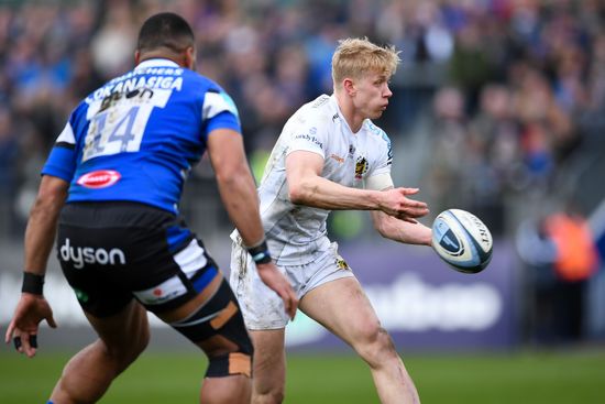Josh Hodge Exeter Chiefs Passes Ball Editorial Stock Photo - Stock ...