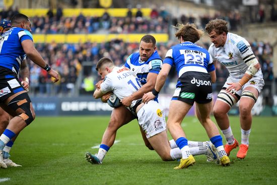 Ollie Lawrence Bath Rugby Attempts Tackle Editorial Stock Photo - Stock ...